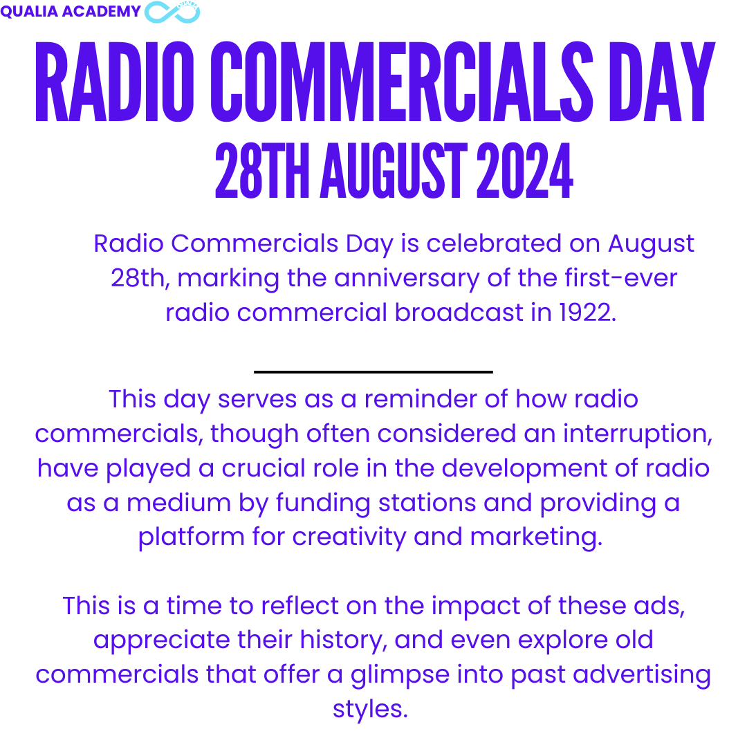 Radio Commercials Day: The Echoes That Shaped Modern Marketing - Qualia ...